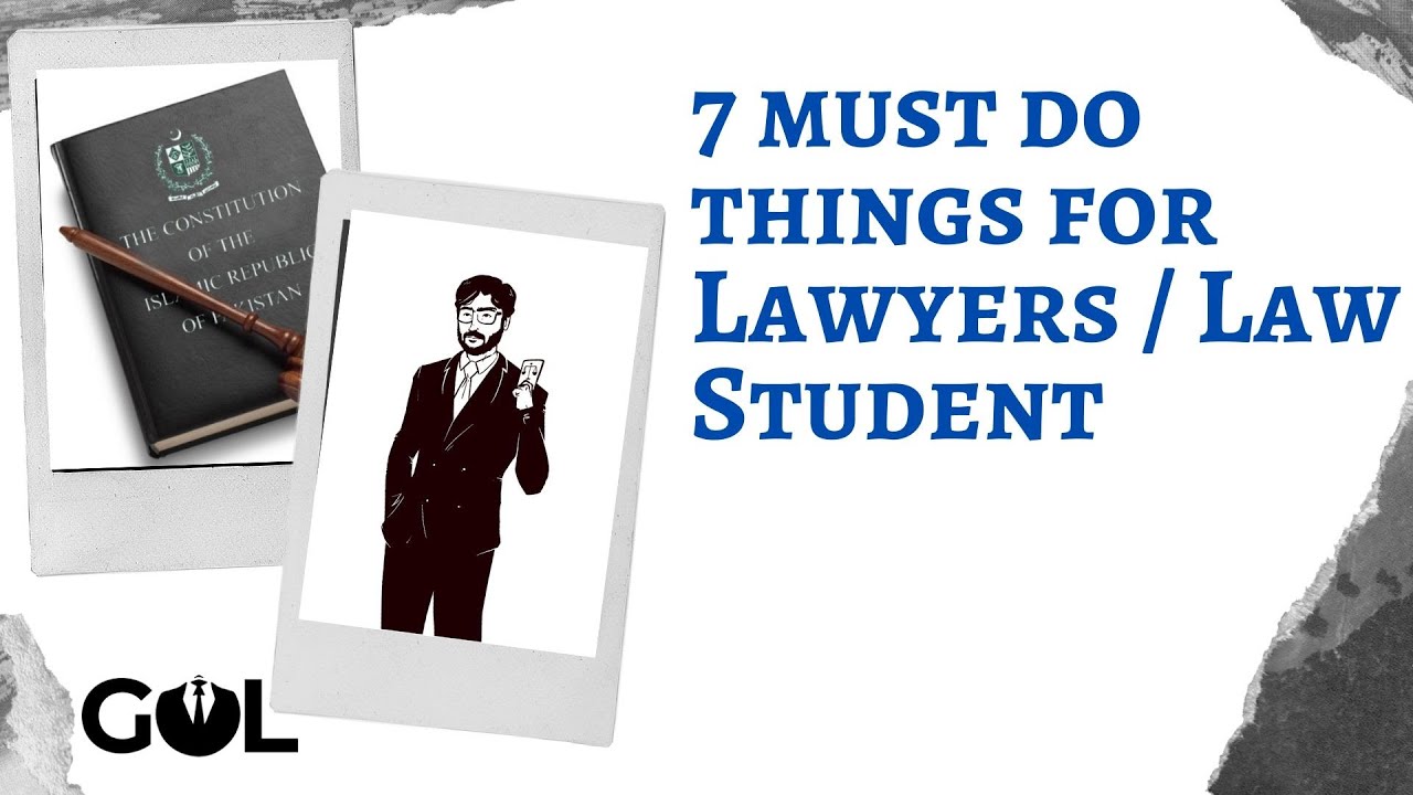 7 must do things for Lawyers/ Law Students - YouTube