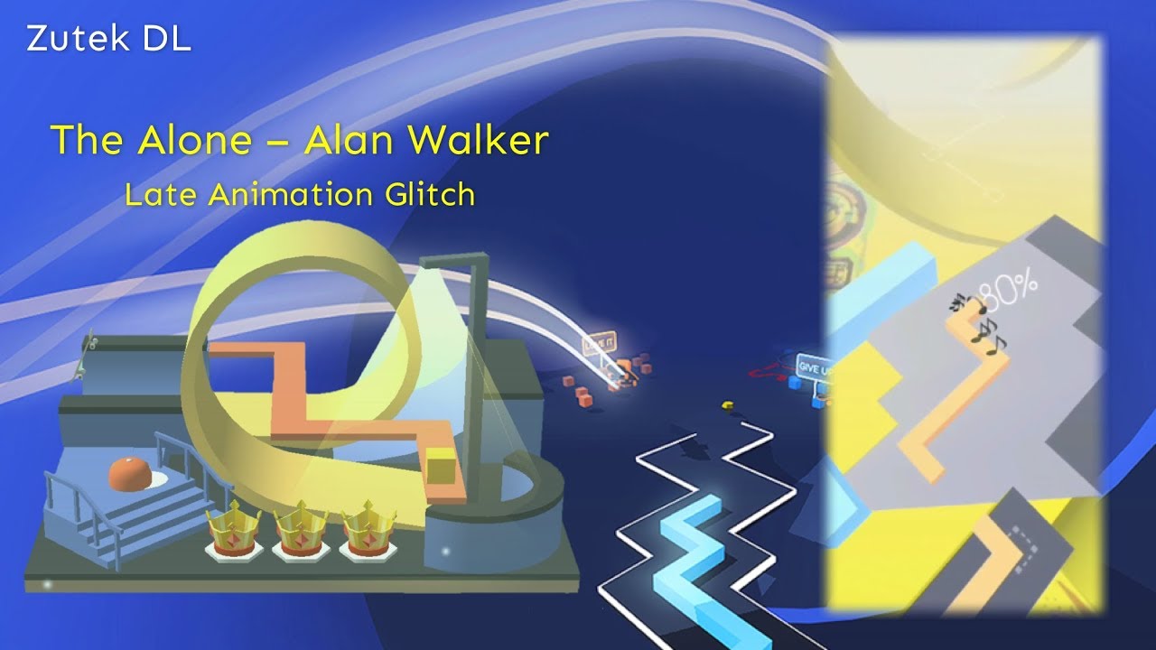 Dancing Line | The Alone | Late Animation Glitch | w/ RS Alone Remix ...