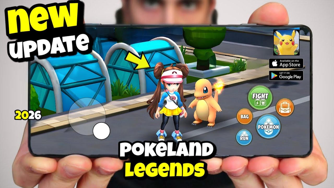 New Pokémon Game on Mobile! New Update 2026 | Pokeland Legends Mobile ...