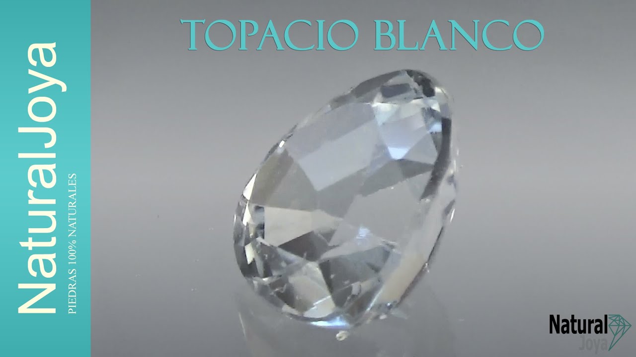 NaturalJoya - Topacio Blanco - L00259 - YouTube