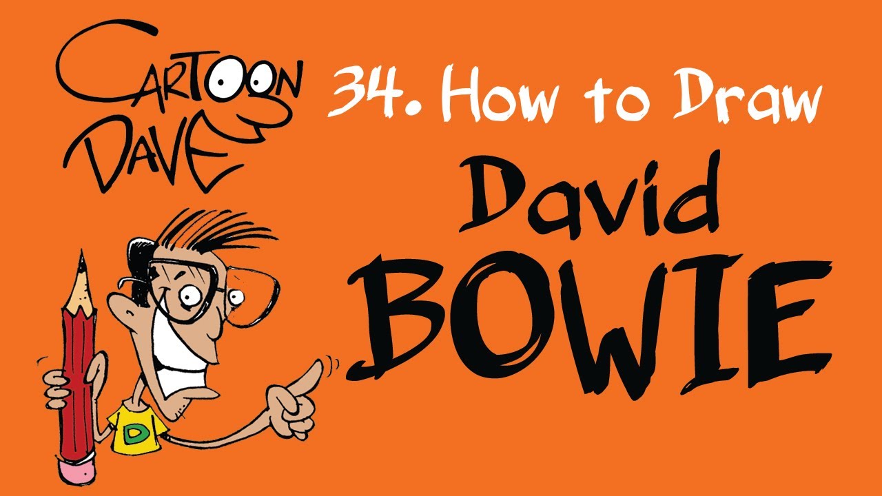 34 - How to draw DAVID BOWIE - YouTube