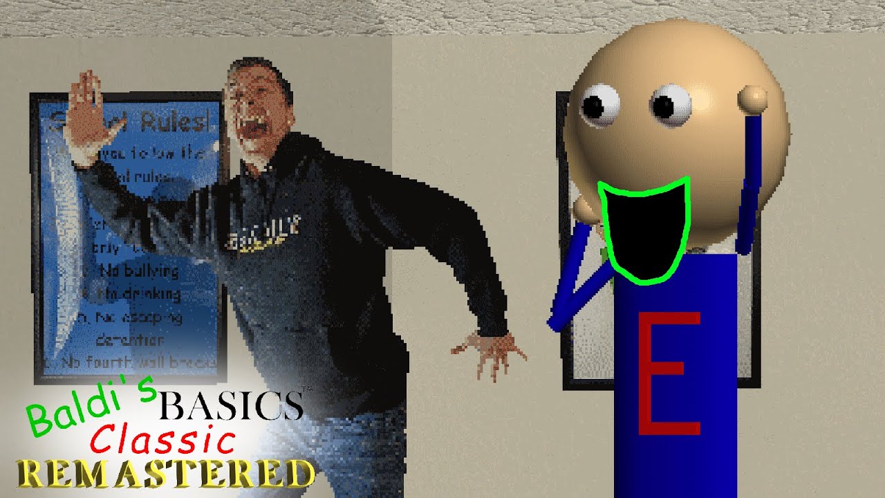We got to visit mystman12. | Baldi's Basics Classic Remastered Part 4 ...