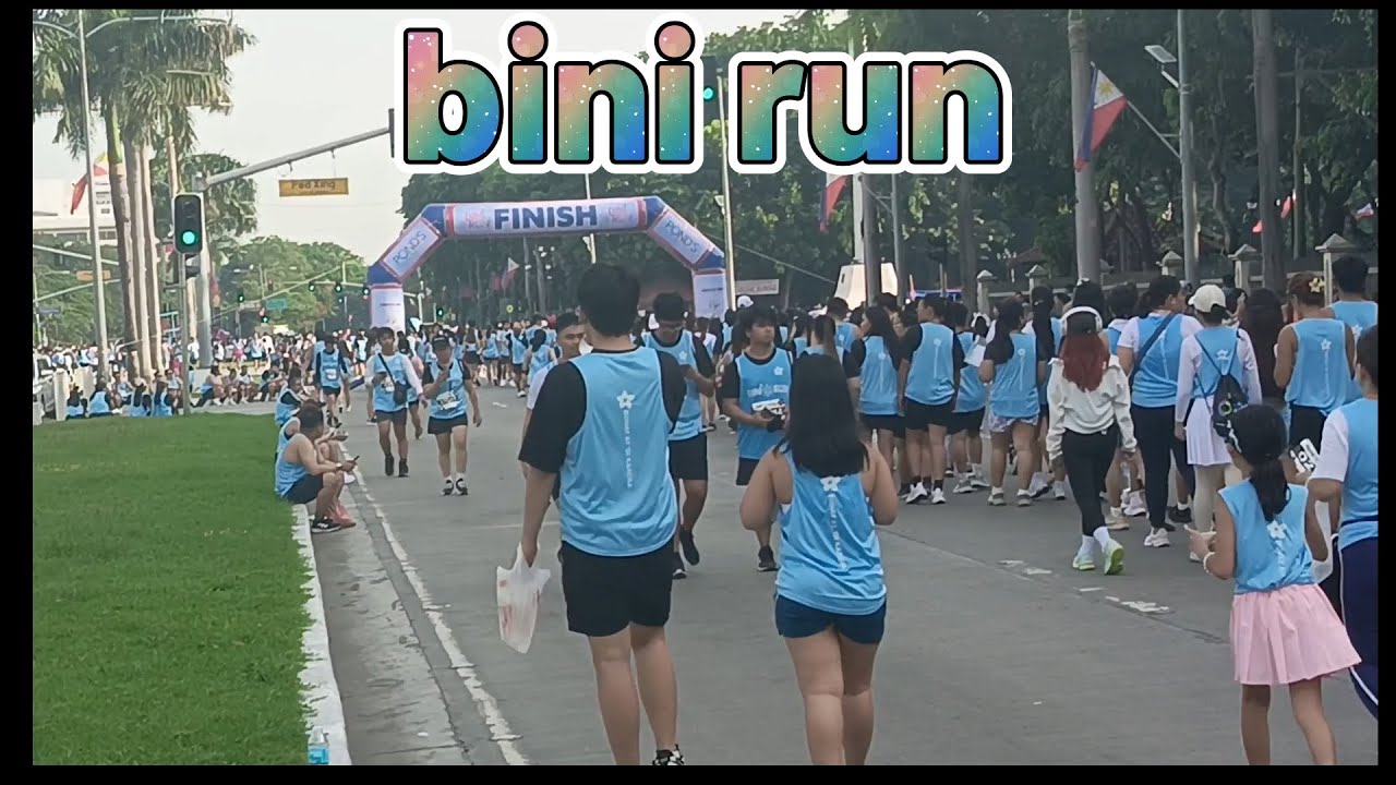 Bini Run Roxas Boulevard Sunday Morning - YouTube