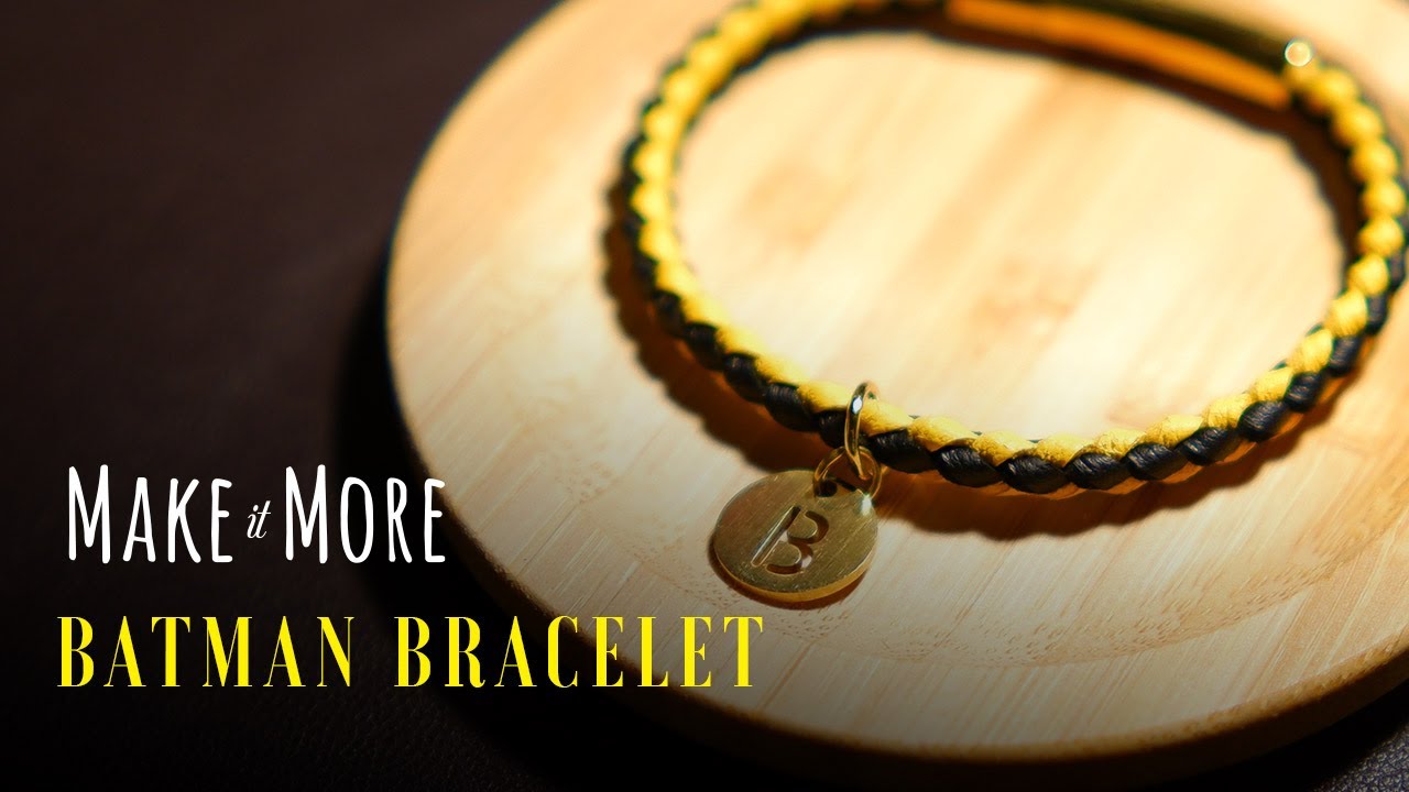 Batman Bracelet - Make it More - YouTube