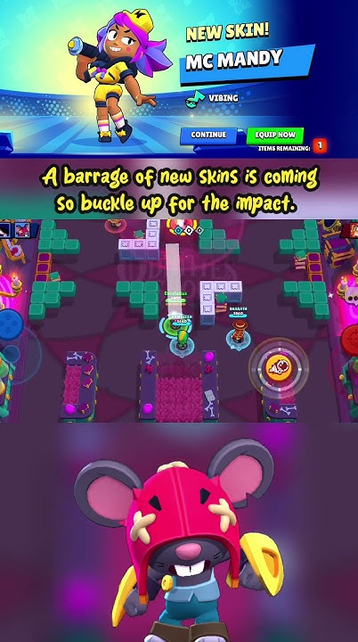 Barrage Of New Skins Brawl Stars Day 280 Brawl Stars Shorts