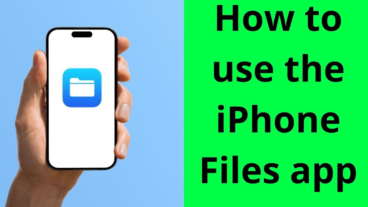 How to Use the iPhone Files App Like a Pro in 2024 - YouTube