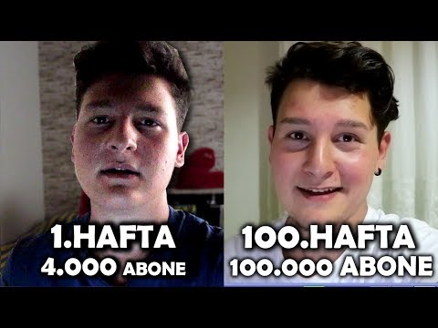 100.000 ÖZEL (100 haftada 100 Bin abone)