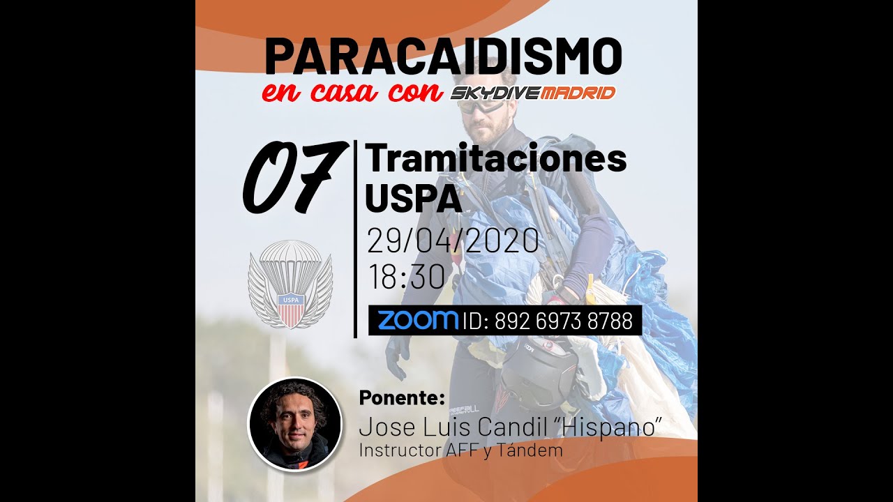 USPA Ratings | #LoEstamosConsiguiendo | Skydive MADRID - YouTube