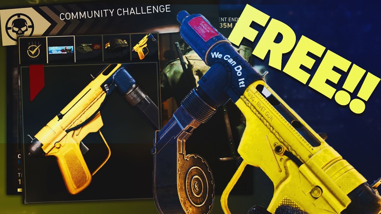 FREE HEROIC GREASE GUN "ROSIE II" REWARD! (COD WW2 Community Challenge ...