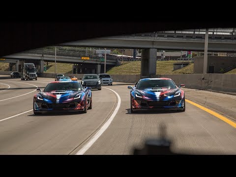 Corvette Z06 Burnout in Famous Location! - YouTube