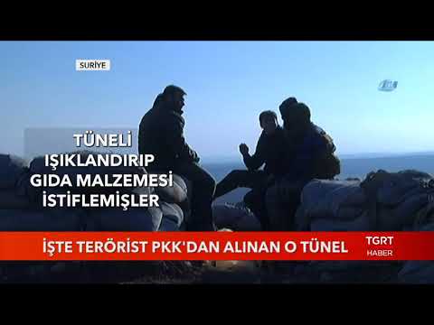 İşte Terörist PKK' dan Alınan O Tünel  tgrthaber
