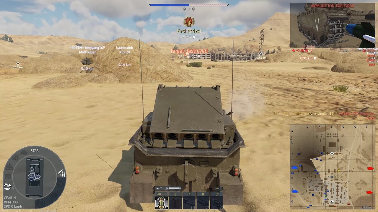 War Thunder; Striker; The BAe Swingfire missile is far too slow to be ...
