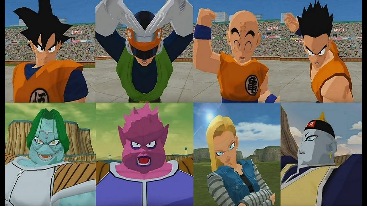 Dragon Ball Z Budokai Win Poses - YouTube