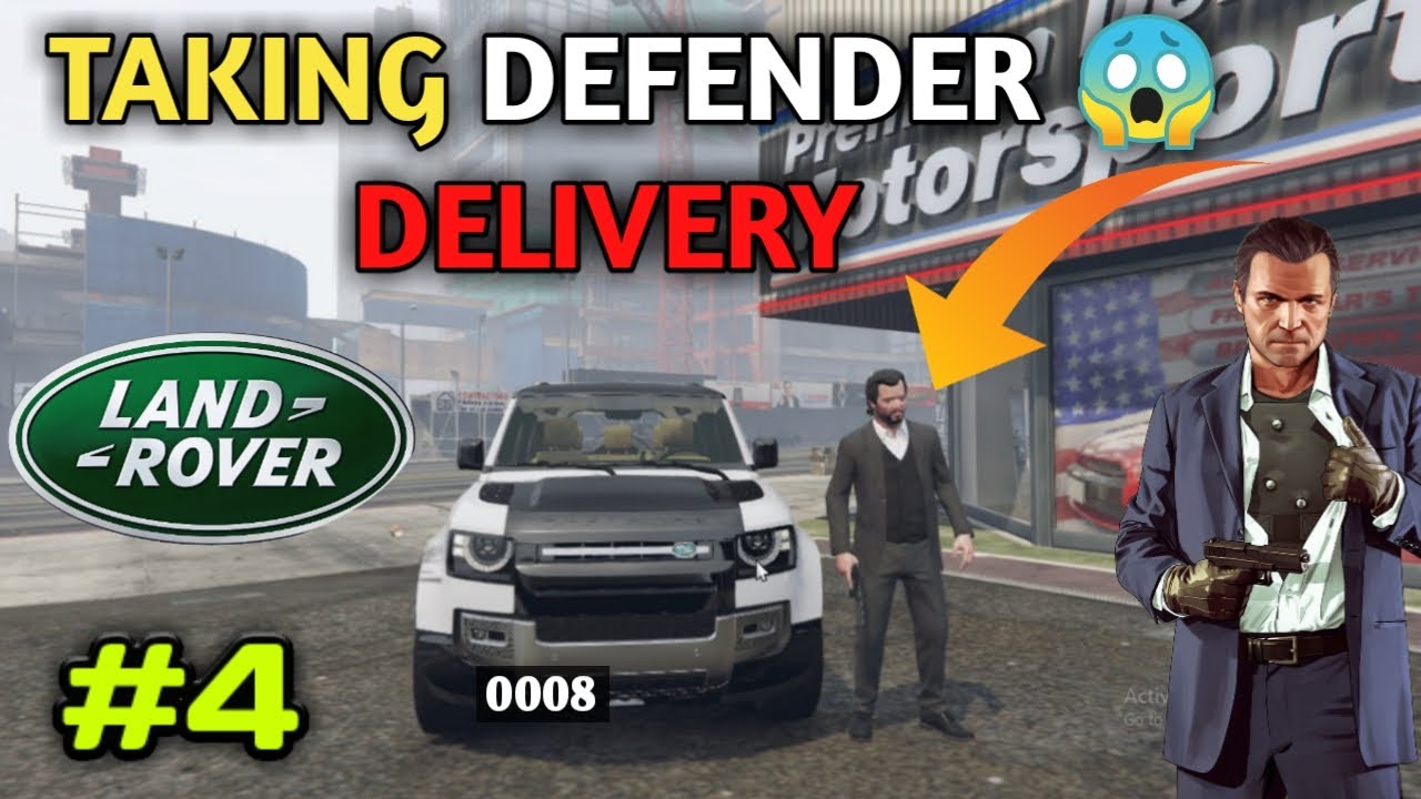 GTA 5: Taking Delivery Of New Land Rover Defender 😍 | GTA V Gameplay ...