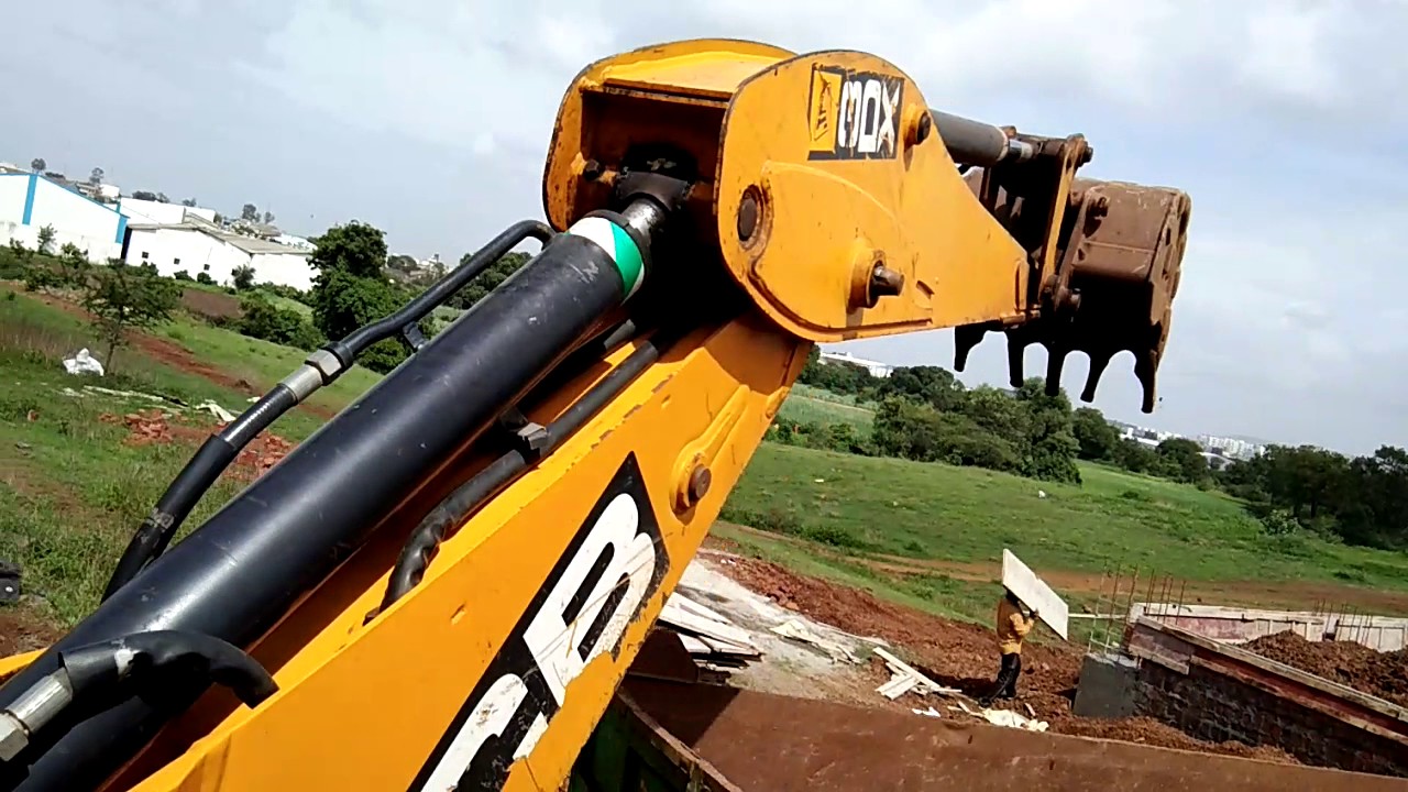 Jcb and Tipper working on operating jcb 4dx - YouTube
