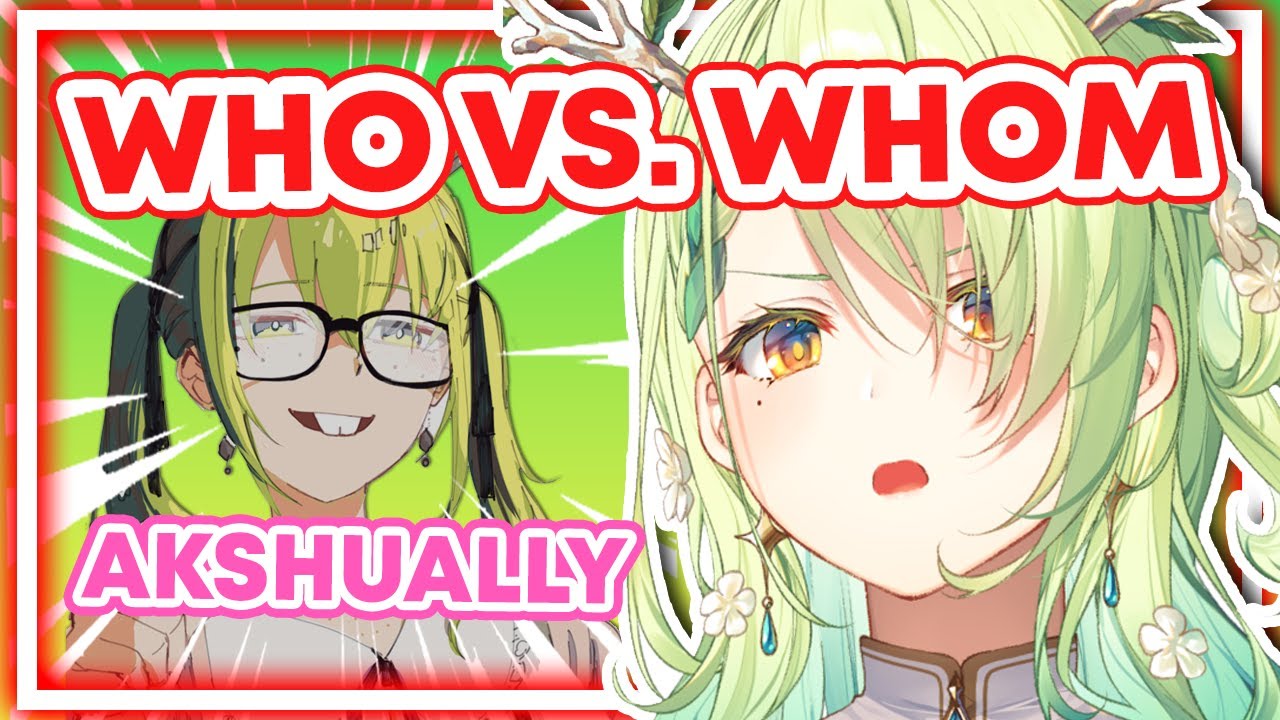 Fauna NERDS out on chat about using "WHOM" correctly【Ceres Fauna ...