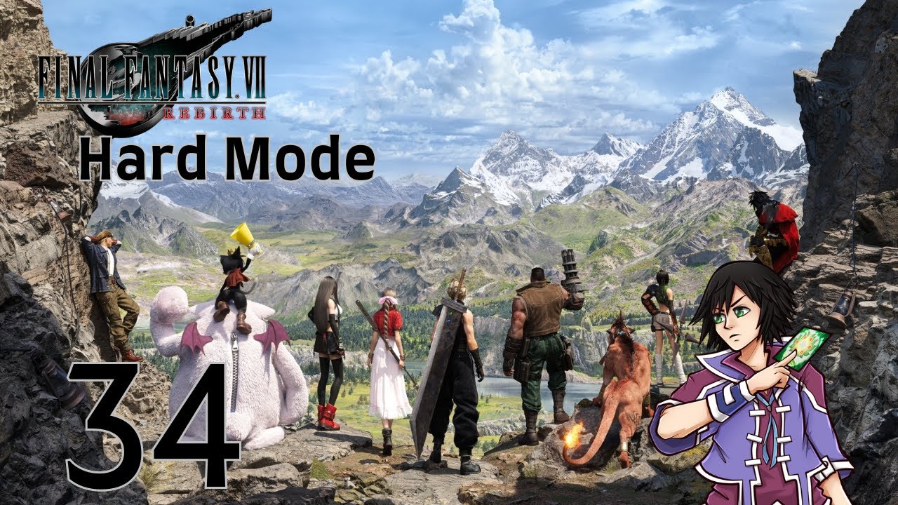 Final Fantasy VII Rebirth Hard Mode Redux Playthrough Part 34 Cloud vs ...