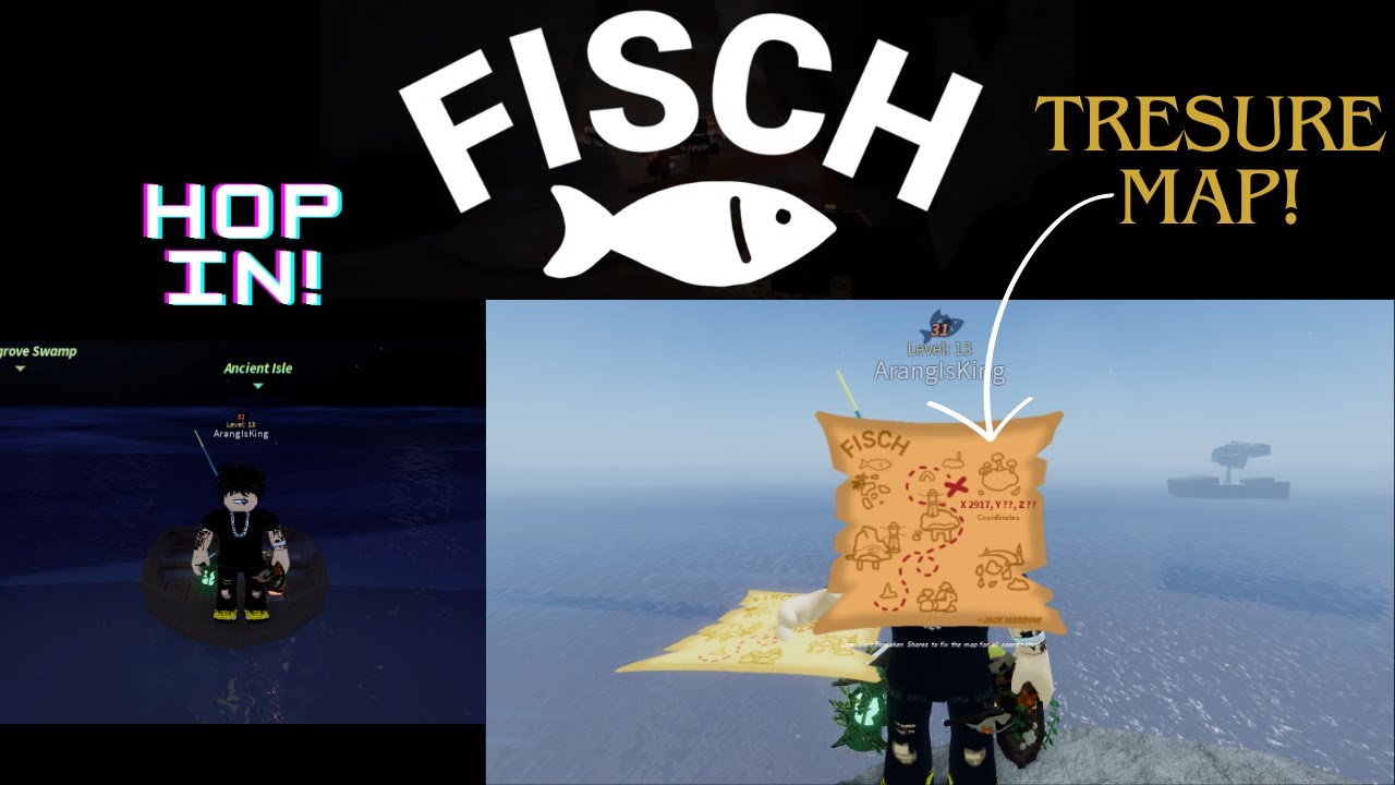 Help me Solve a Tresure Map in Fisch! (ft MY Friend) - YouTube