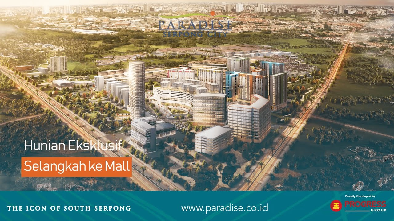 Paradise Serpong City - Rumah Selangkah Ke Mall - YouTube