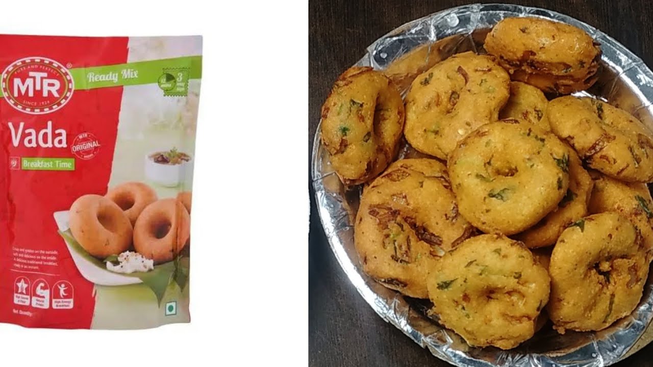 MTR instant Vada | Mendu Vada | Vada - YouTube