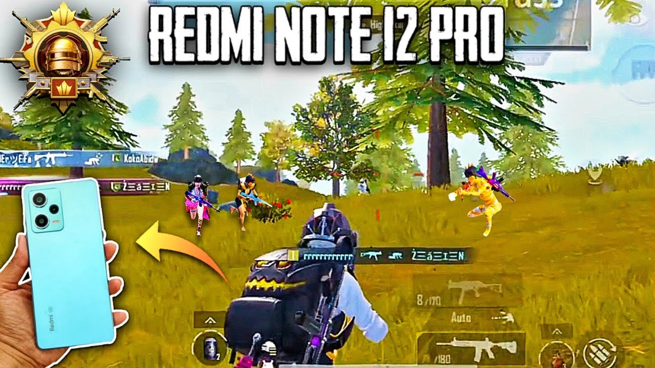 Redmi Note 12 Pro Pubg Test 2023 🔥 | 4 Finger Full Gyro | Smooth ...