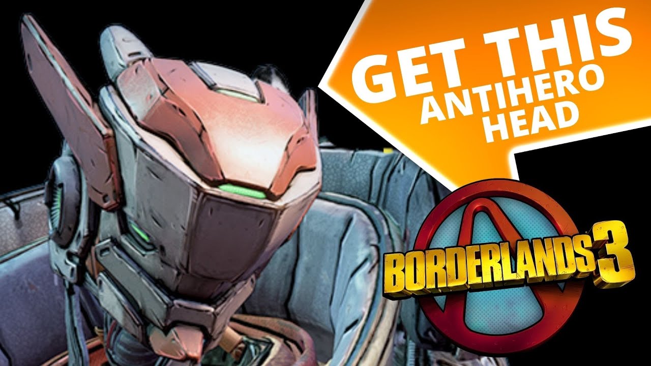 Antihero Head Shift Code for Borderlands 3 - Cosmetic for FL4K - YouTube