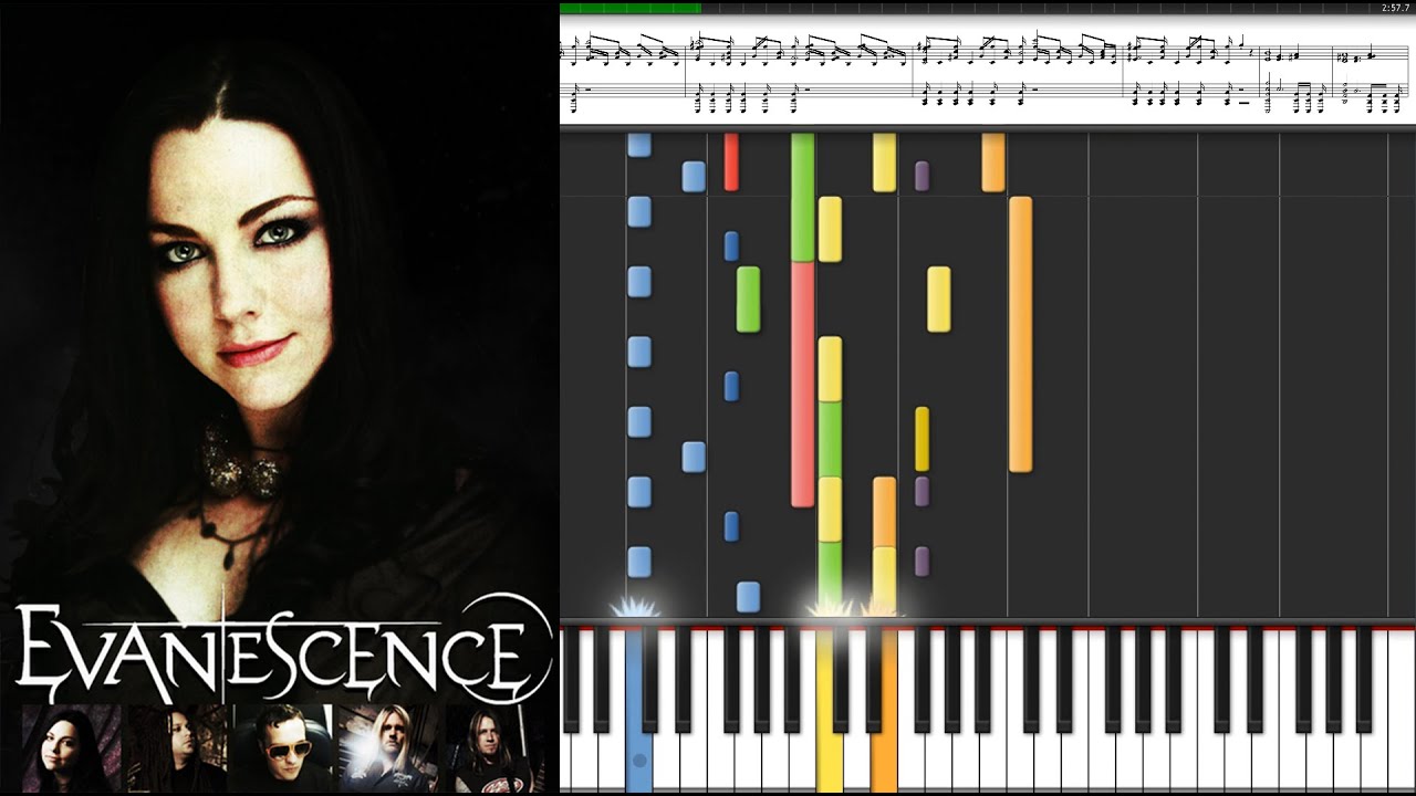 Evanescence - Haunted / Piano Tutorial Piano Cover - Sheet Music - YouTube