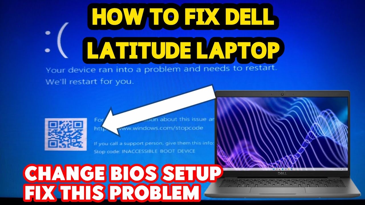 how to fix Dell laptop blue screen or do not open Windows fix BIOS ...