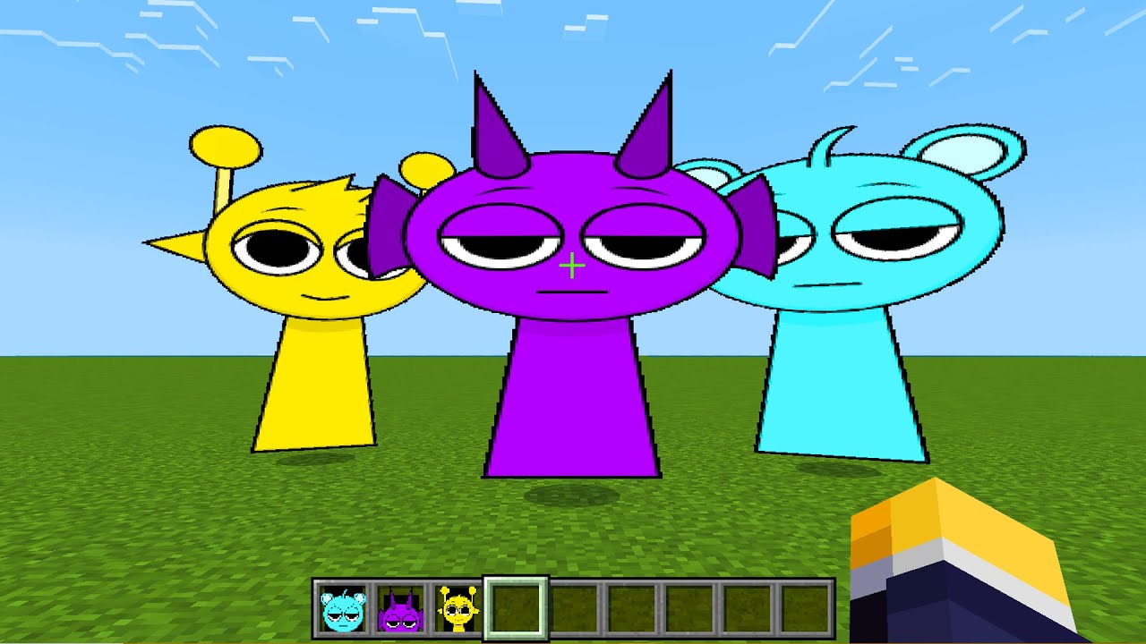 INCREDIBOX SPRUNKI NEXTBOTS Mod ADDON in MINECRAFT PE - YouTube