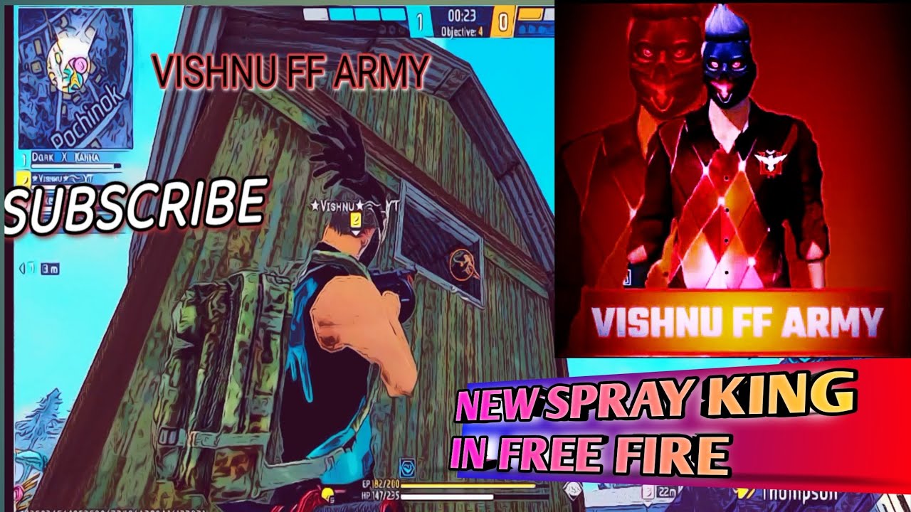 Unlocking Vishnu FF Army Spray King Techniques in Free Fire - YouTube