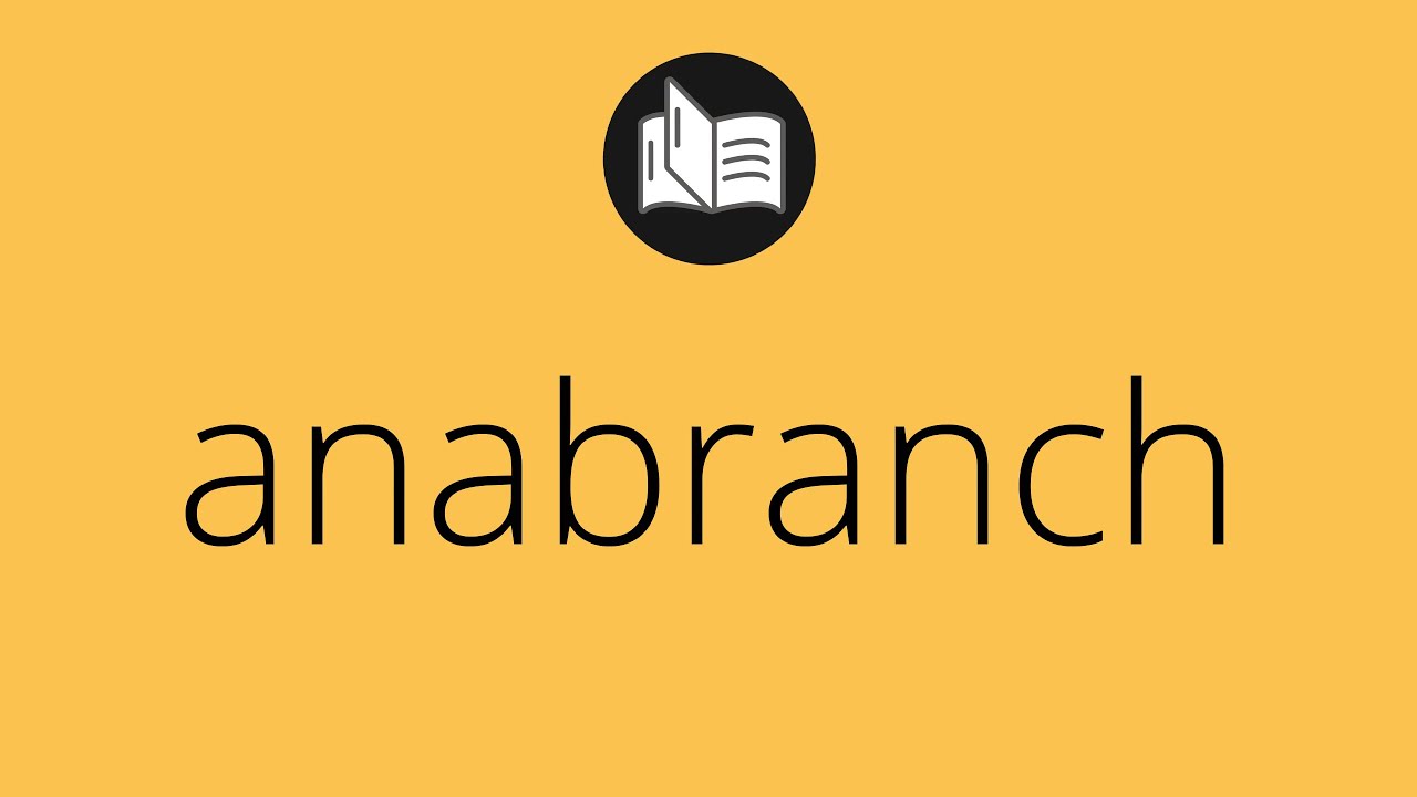 What ANABRANCH means • Meaning of ANABRANCH • anabranch MEANING ...