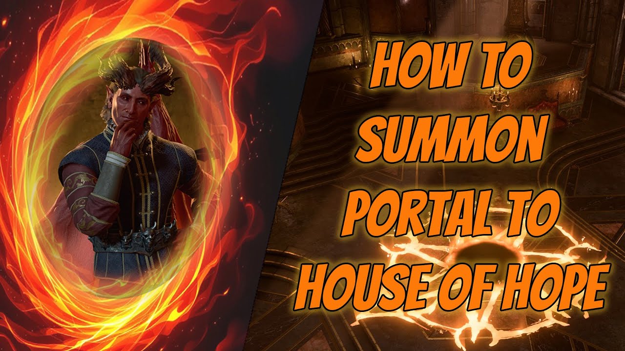 BG3 Patch8 - How to do the ritual and open the House of Hope Portal # ...