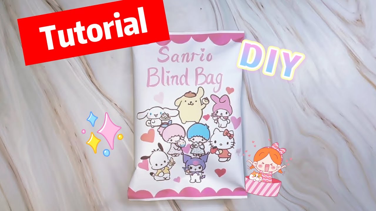Sanrio Blind Bag tutorial!💗 How to make a blind bag? #ideas # ...