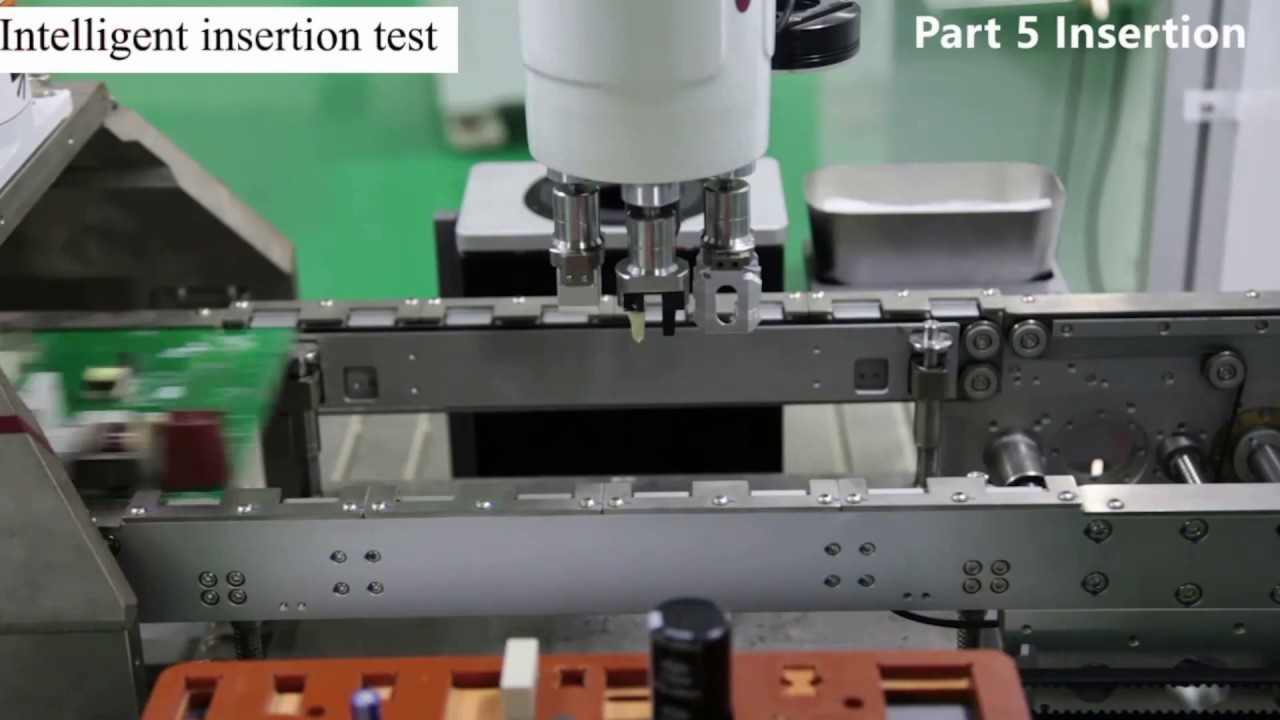 Intelligent THT Component Insertion System - YouTube