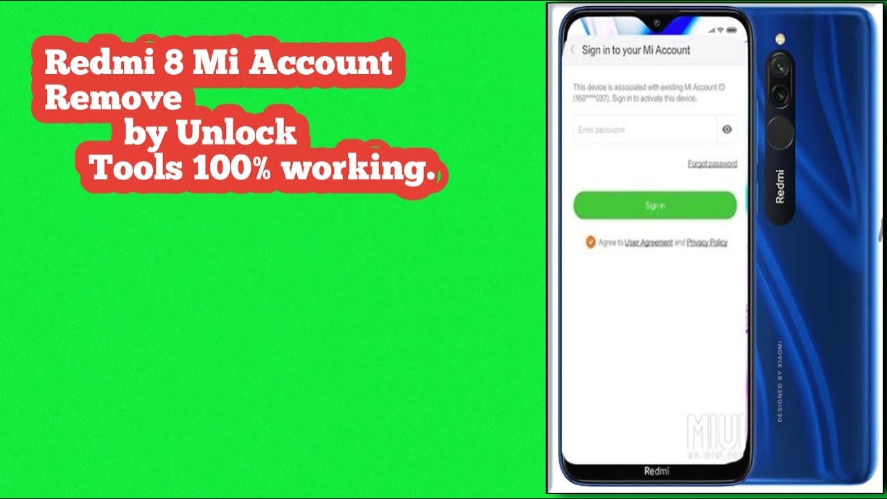 Redmi 8 mi account remove by Unlock Tools 1000% working Method - YouTube