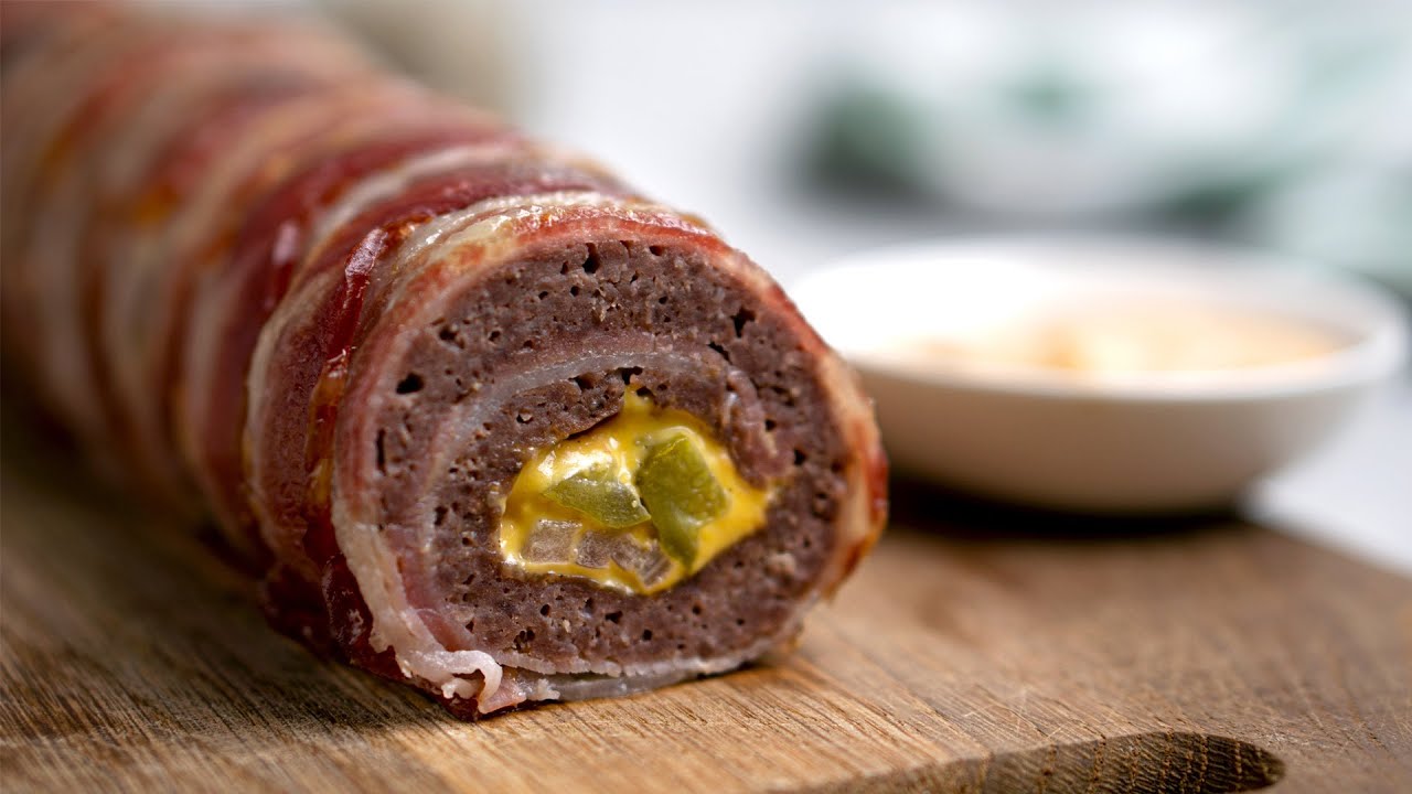 Keto Recipe - Cheeseburger Sushi - YouTube