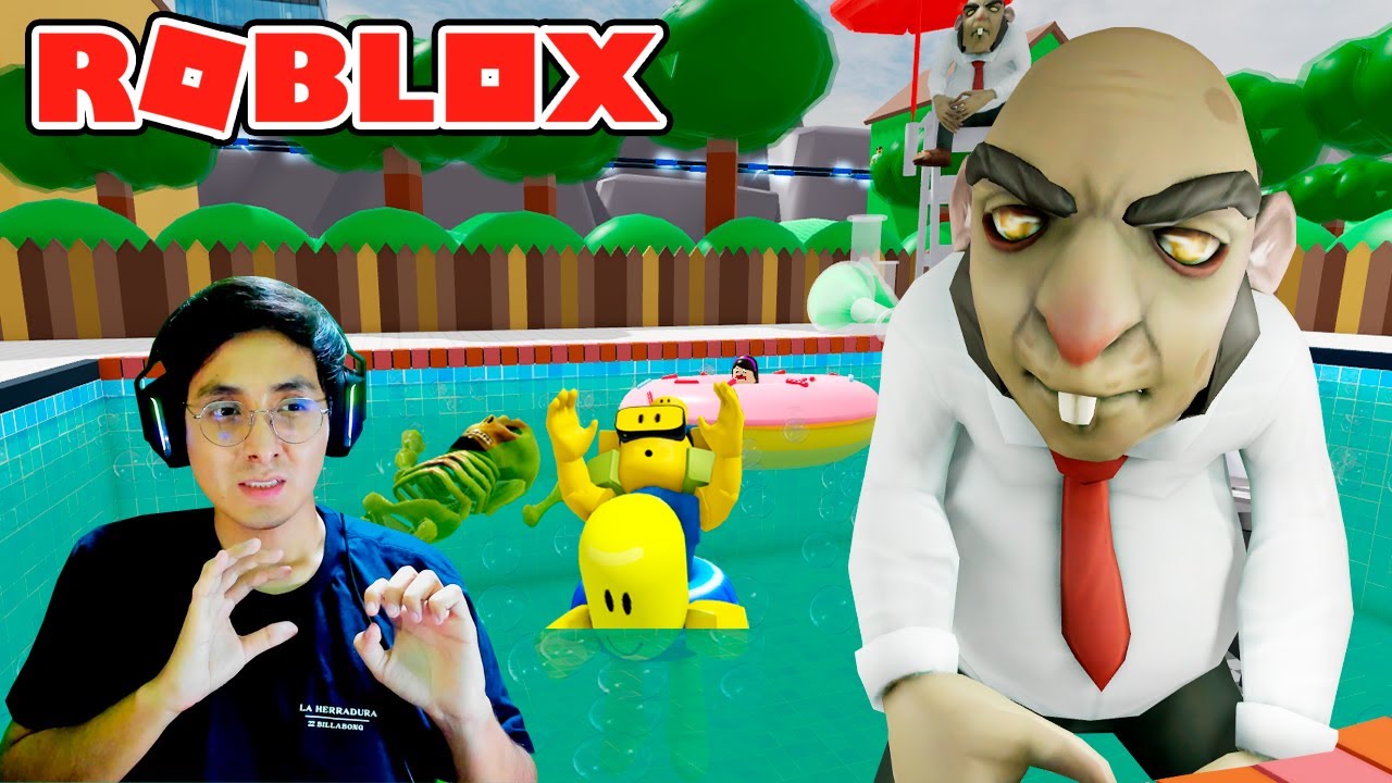 UN MAÑOSO CON CARA DE RATA NOS ESPIA EN LA PISCINA | Mr Brain's Waterpark | JehxTp - YouTube