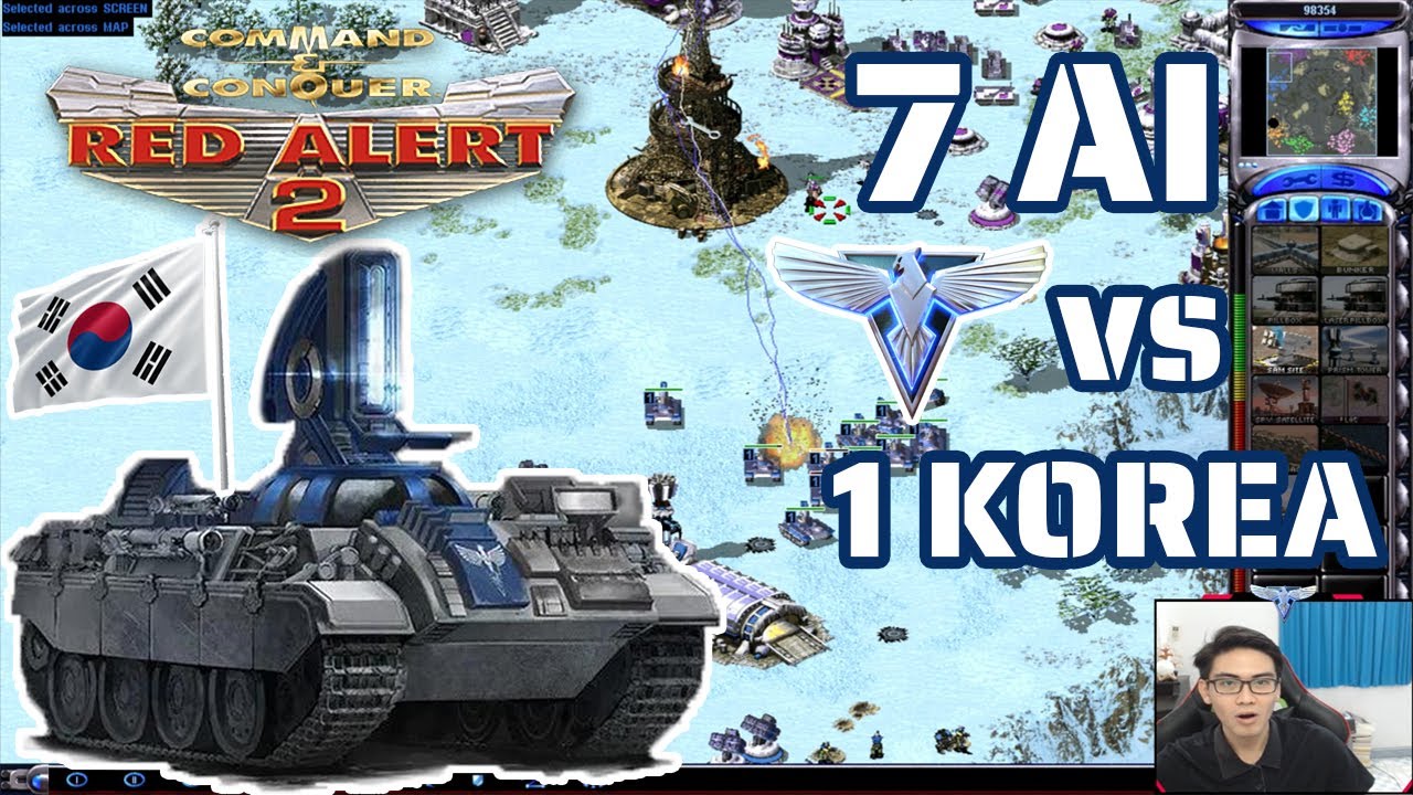 Red Alert 2 | 1 Korea vs 7 Brutals AI - 7 vs 1 - YouTube