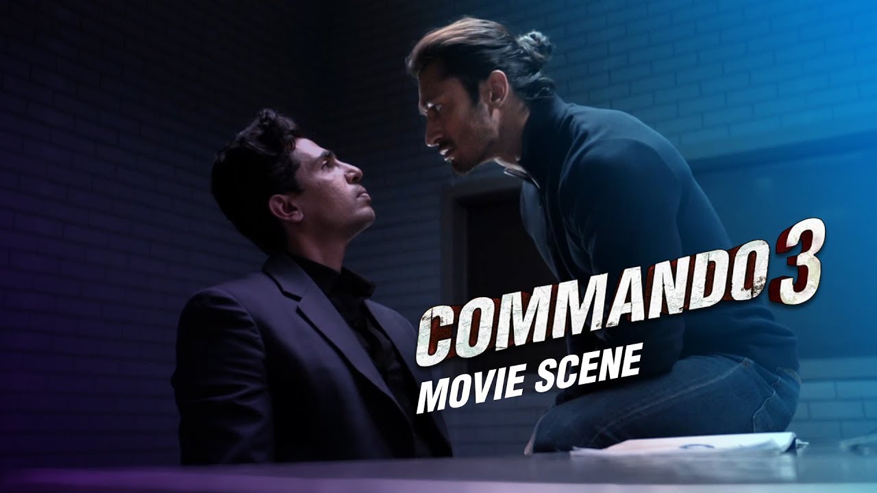 Commando 3 Movie Scene : Vidyut's High-Octane Interrogation Scene ...