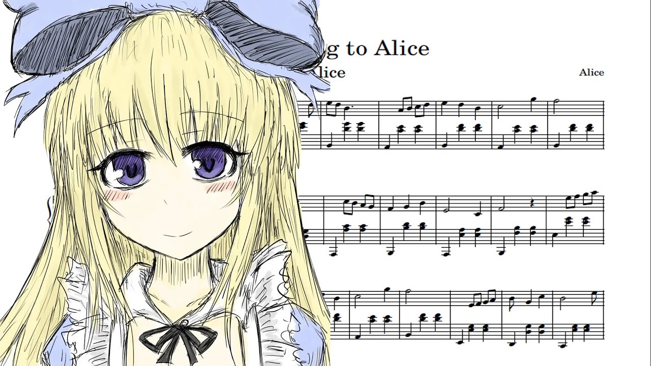 alice alice theme piano alice (alice in description) - YouTube