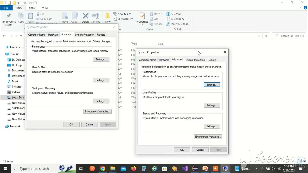 Java Environment Variable Setup Youtube