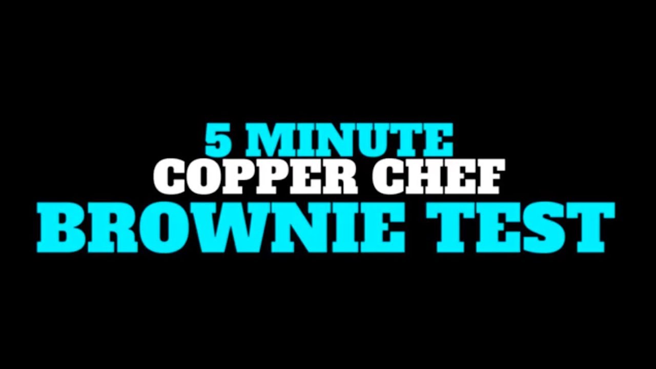 Red Copper Chef Brownie Test: 5-Minute Challenge Review! - YouTube