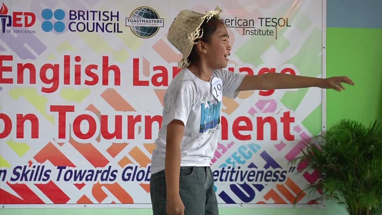 Declamation Contest - Finalist #06 - YouTube