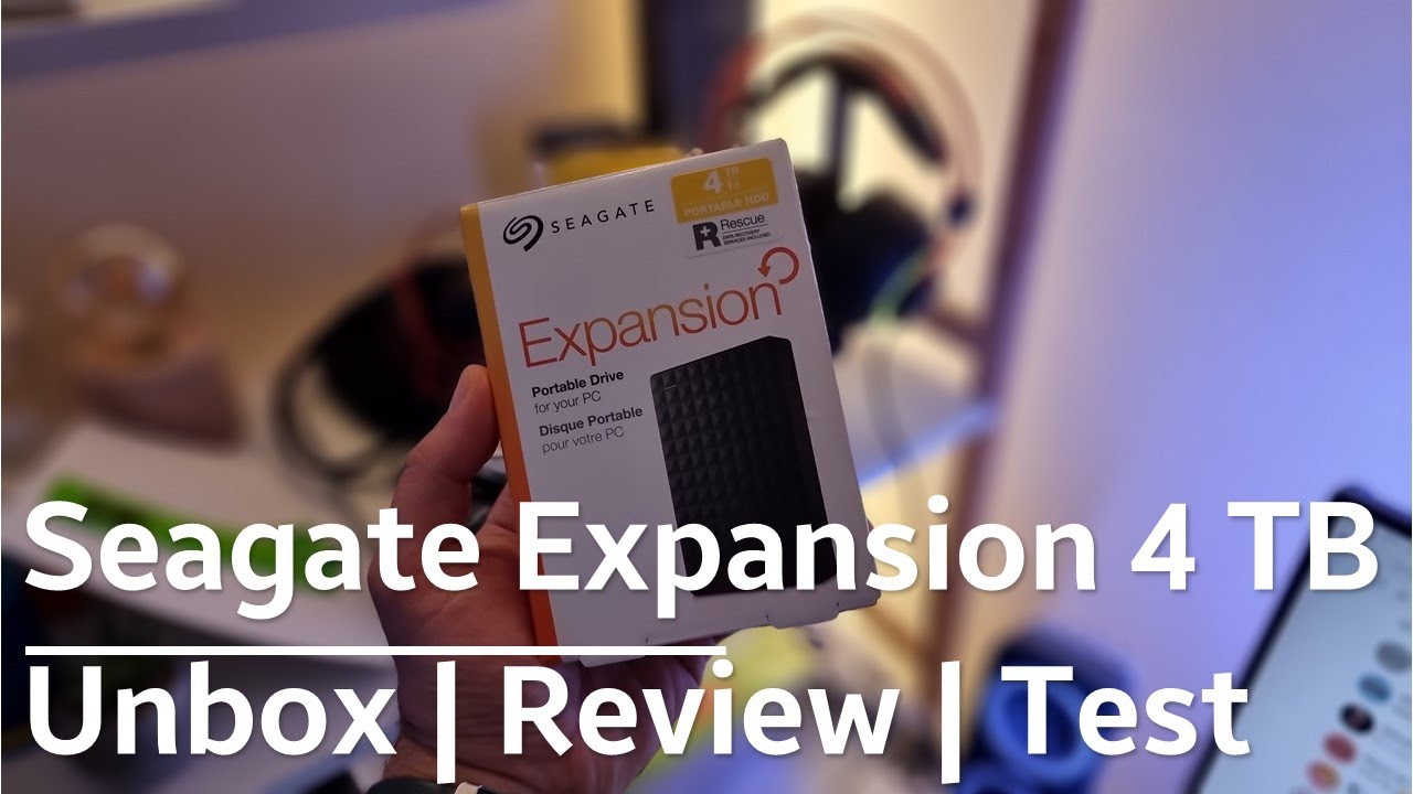 Seagate Expansion 4 TB - Unbox | Review | Test - YouTube