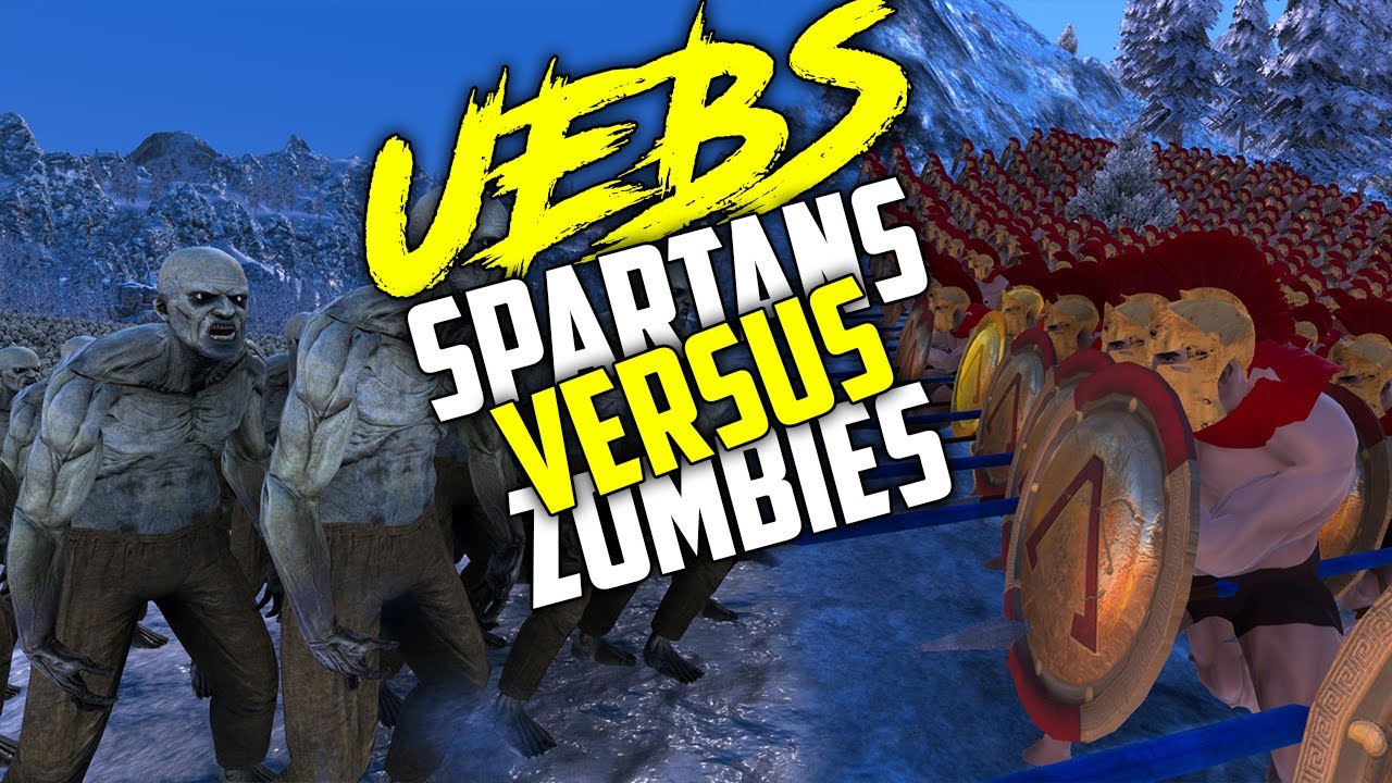 UEBS - Spartans Vs Zombies! Ultimate Epic Battle Simulator Gameplay ...