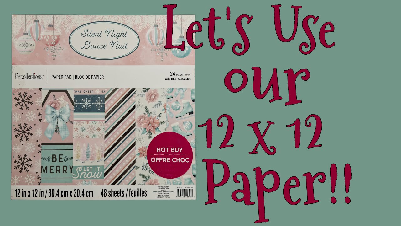 Quick and Easy boxes with a 12x12 scrapbook paper. - YouTube