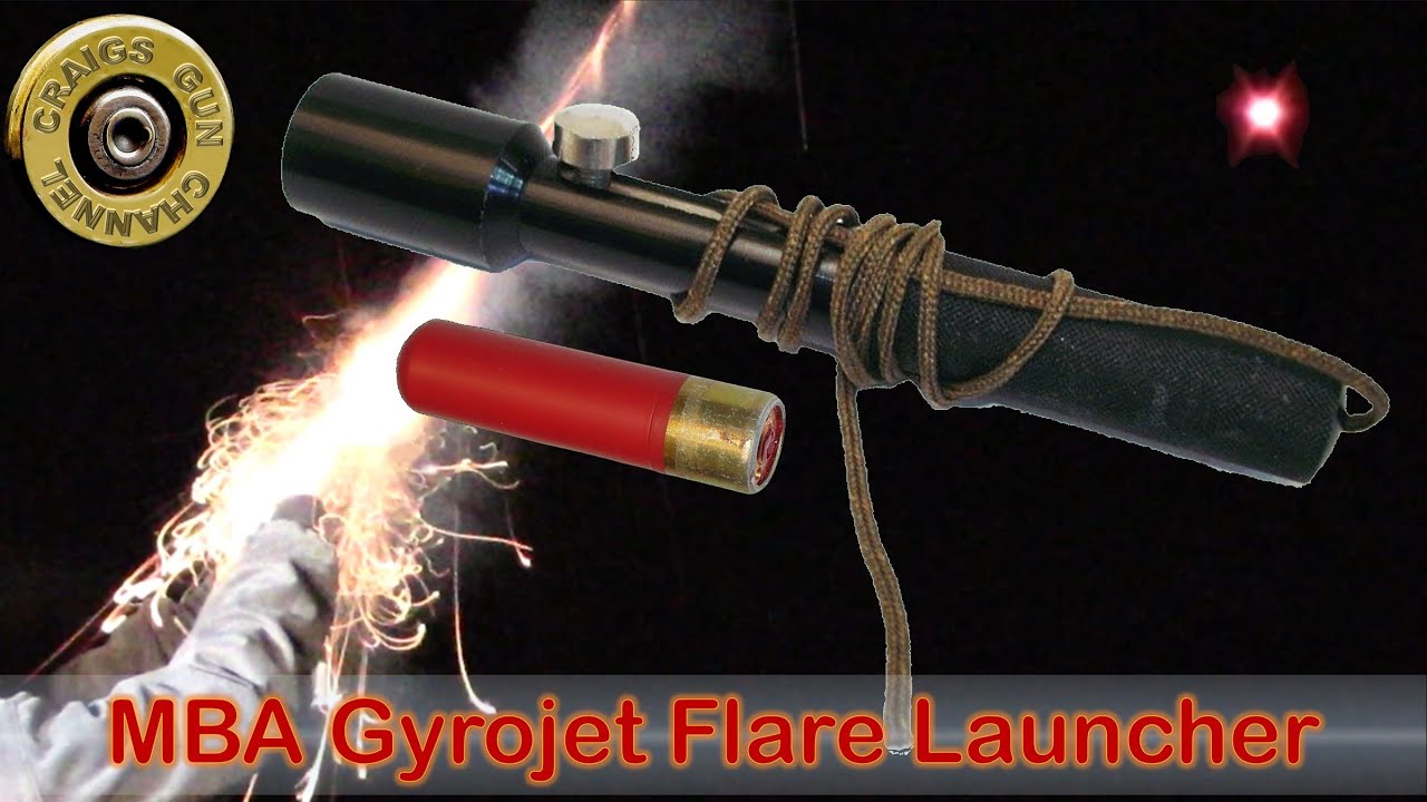 Gyrojet Flare Launcher - YouTube
