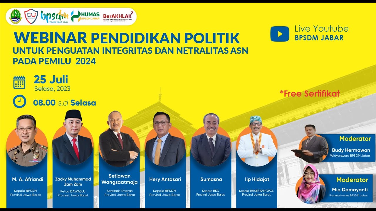 WEBINAR PENDIDIKAN POLITIK - YouTube