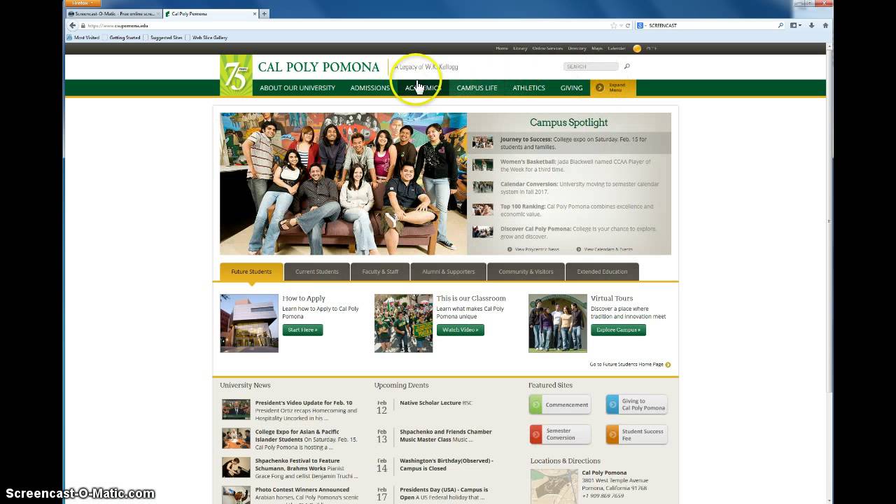 How to get to Cal Poly Blackboard - YouTube