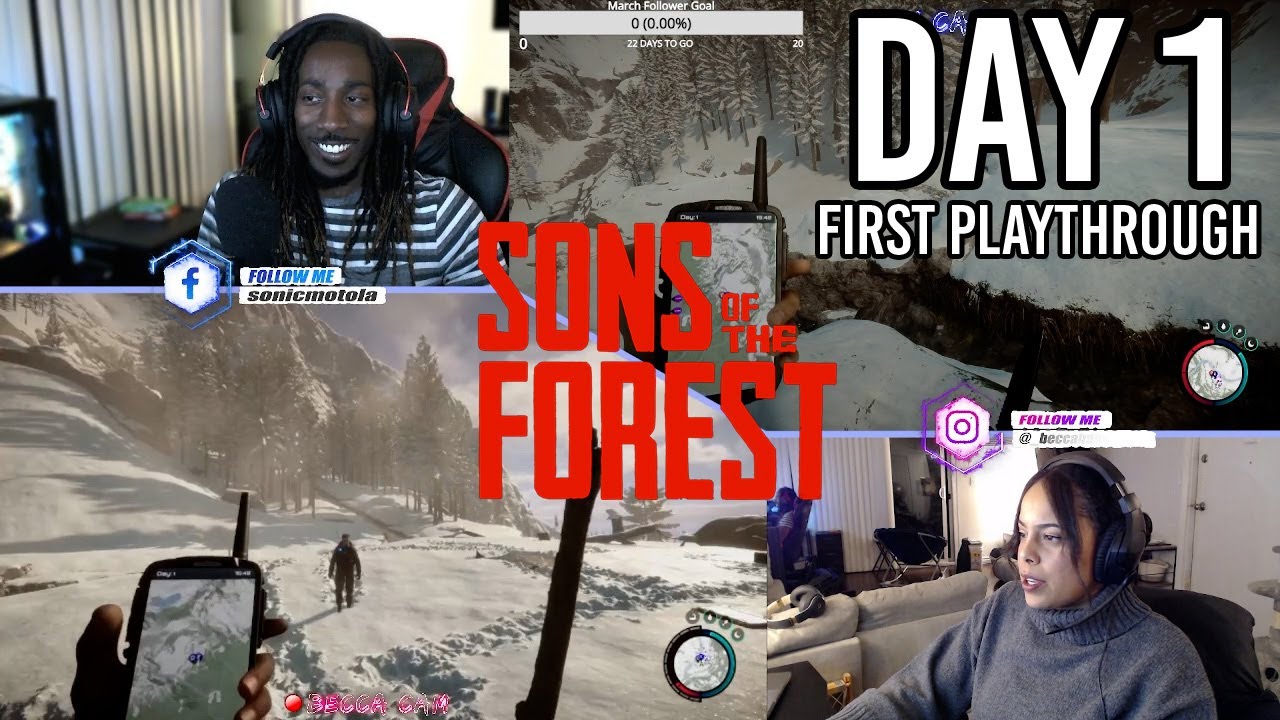 First play through on HARD! Day 1 Multiplayer survival | Sons of The ...